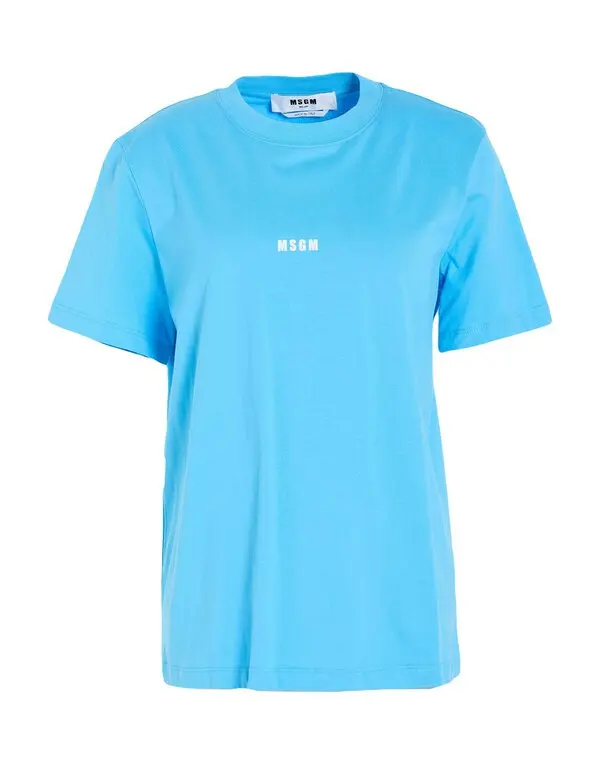 MSGM Cotton T-shirt - Blue