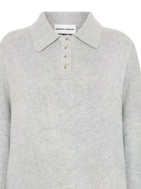 EMERSON RENALDI Knitted Buttoned Polo Shirt