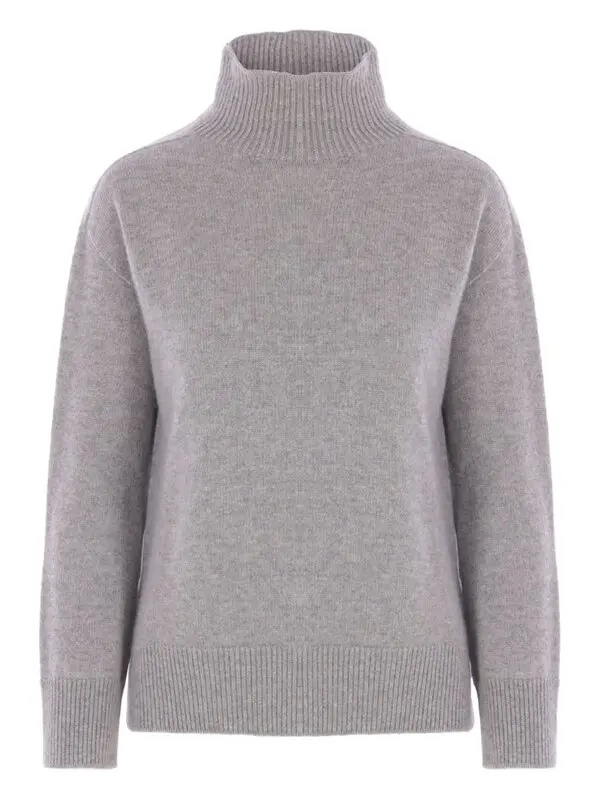 Max Mara Cashmere Turtleneck Sweater - Grey