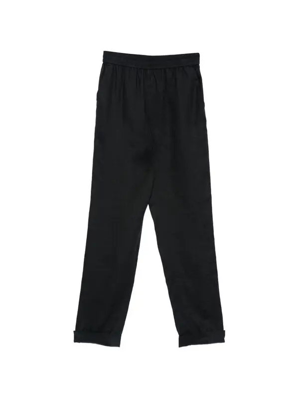 Emporio Armani Linen Trousers - Blu