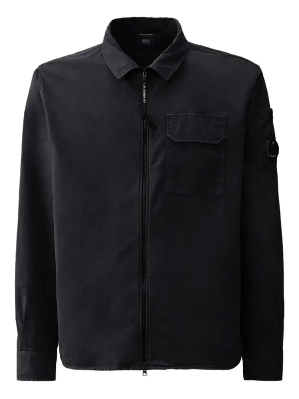 C.P. COMPANY Organic Cotton Overshirt - Blue