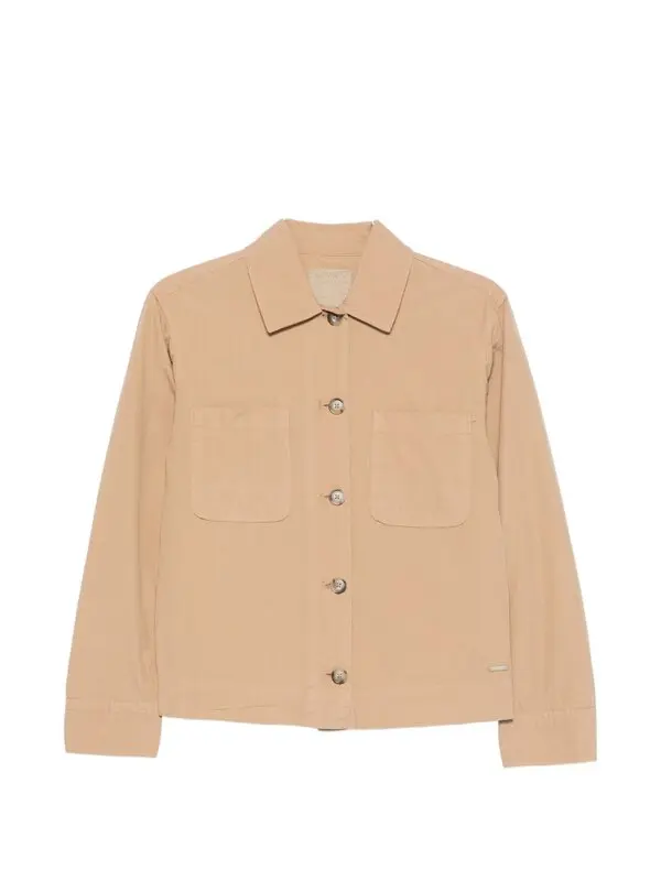 Woolrich Cotton Overshirt - Beige