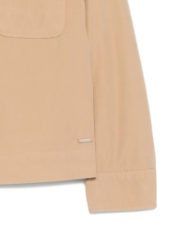 Woolrich Cotton Overshirt - Beige