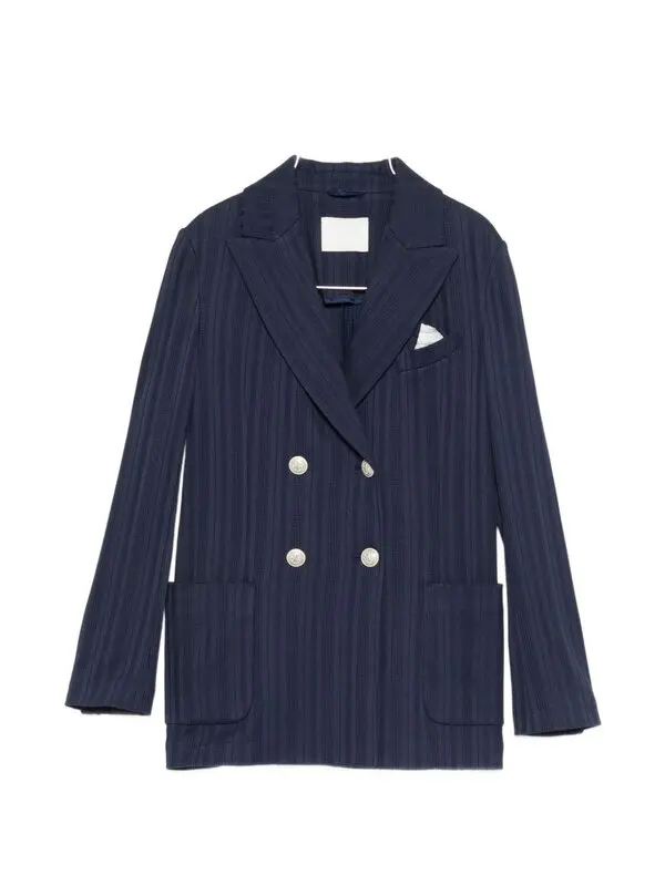 CIRCOLO 1901 Double Breasted Cotton Jacket
