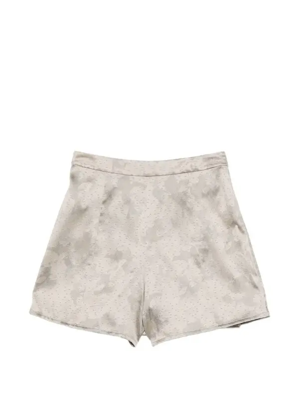 Emporio Armani Pleated Patterned Skort - Grigio