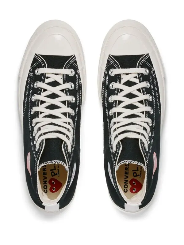 Comme Des Garçons Chuck Taylor High Top Sneakers - Nero