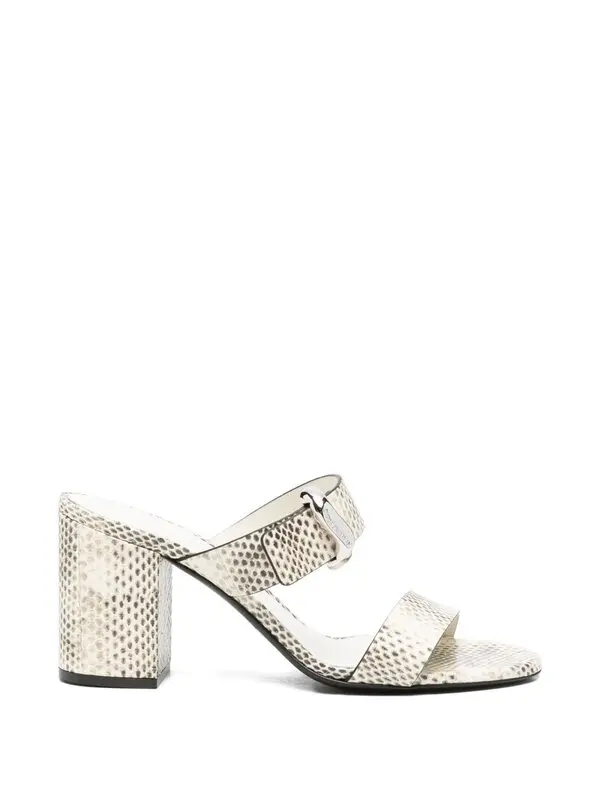 Emporio Armani Leather Mules