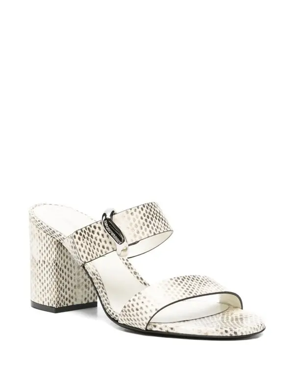 Emporio Armani Leather Mules