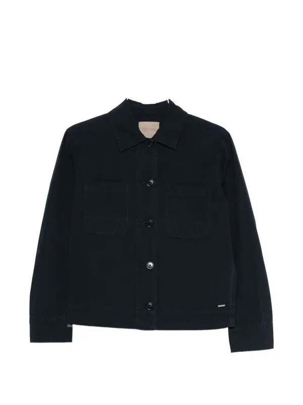 Woolrich Cotton Overshirt - Blu