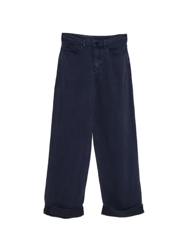 Emporio Armani Linen Blend Trousers