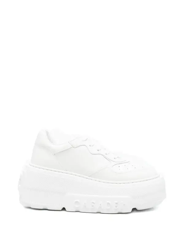 Casadei Nexus Platform Lace-up Sneakers - Bianco