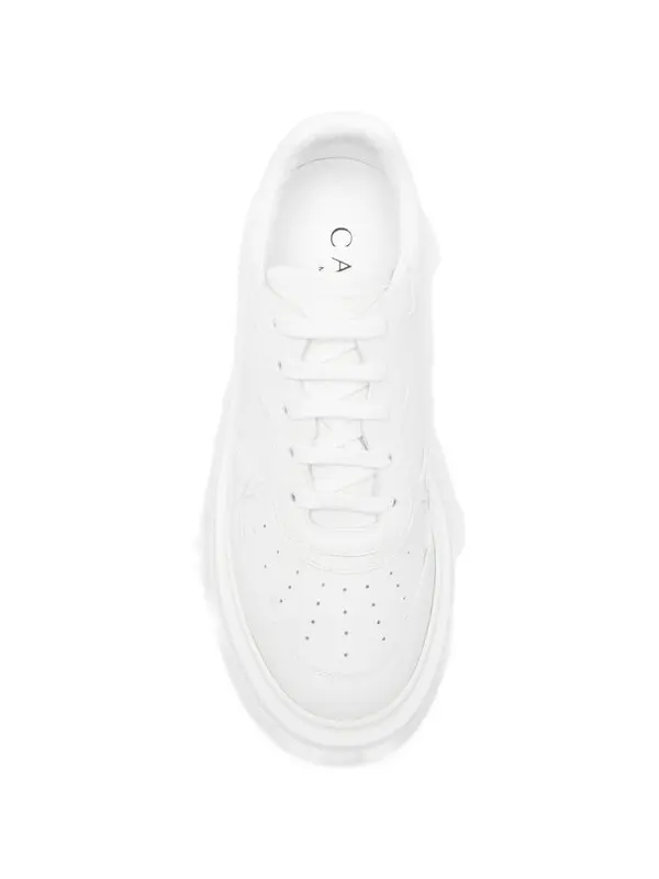 Casadei Nexus Platform Lace-up Sneakers - Bianco