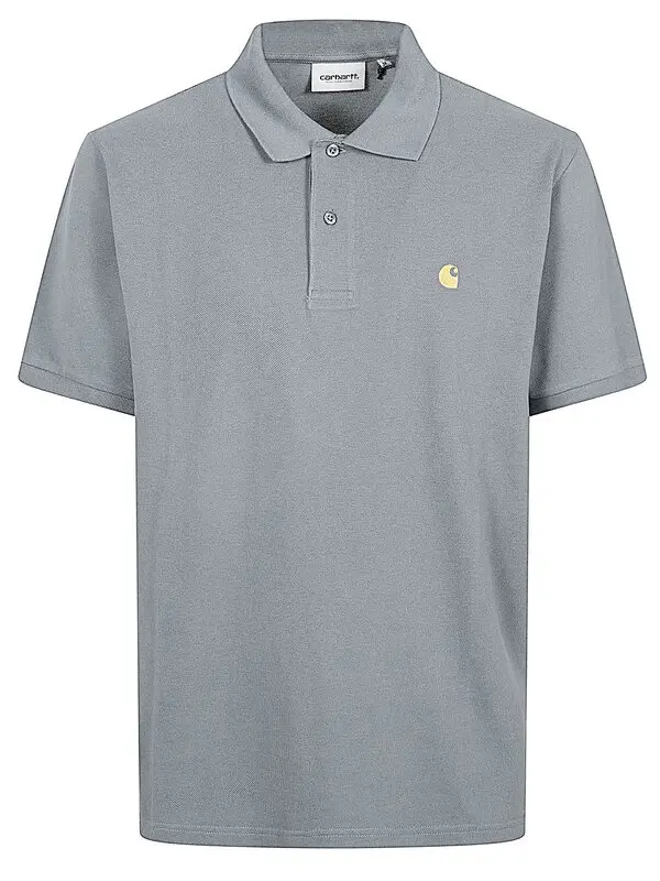 Carhartt Work In Progress Logo Cotton Polo Shirt
