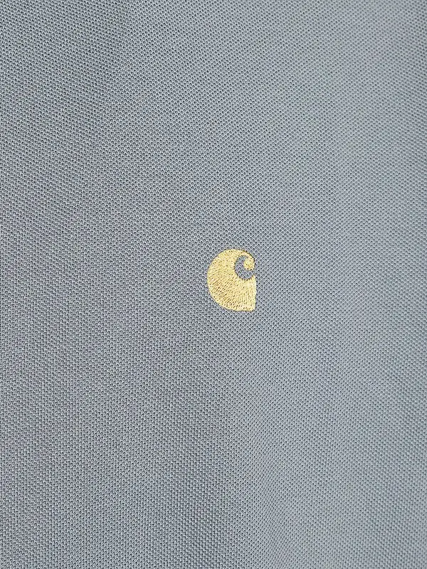 Carhartt Work In Progress Logo Cotton Polo Shirt