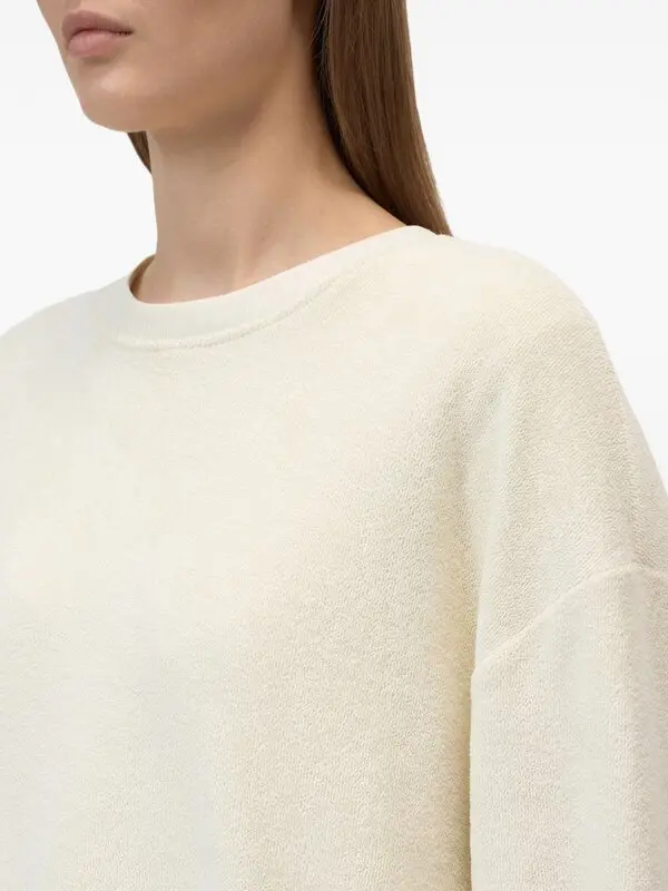 Closed Cotton Textured Sweatshirt