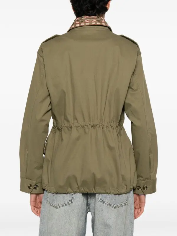 FRONT STREET Embroidered Cotton Jacket
