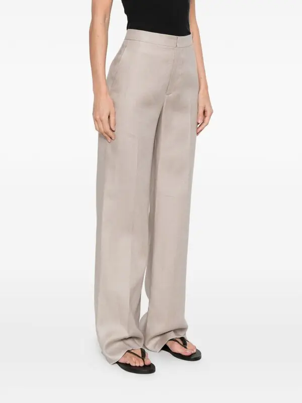 Tagliatore Linen Trousers - Beige