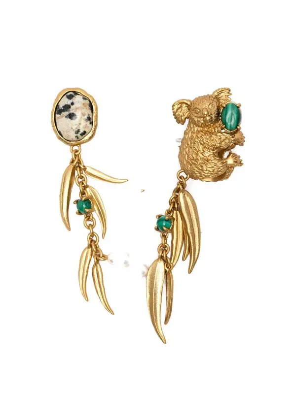 Zimmermann Mira Single Ear Cuff With Koala Motif - Oro