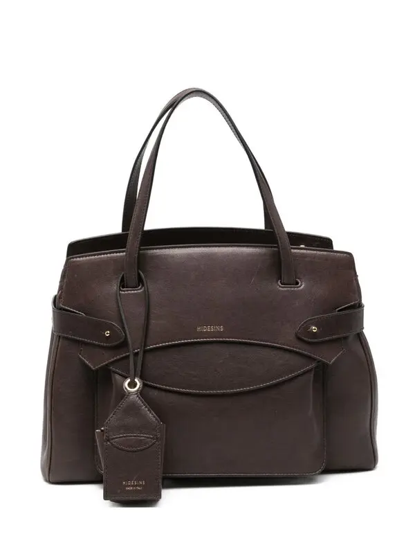 HIDESINS Lullaby Medium Leather Tote - Marrone