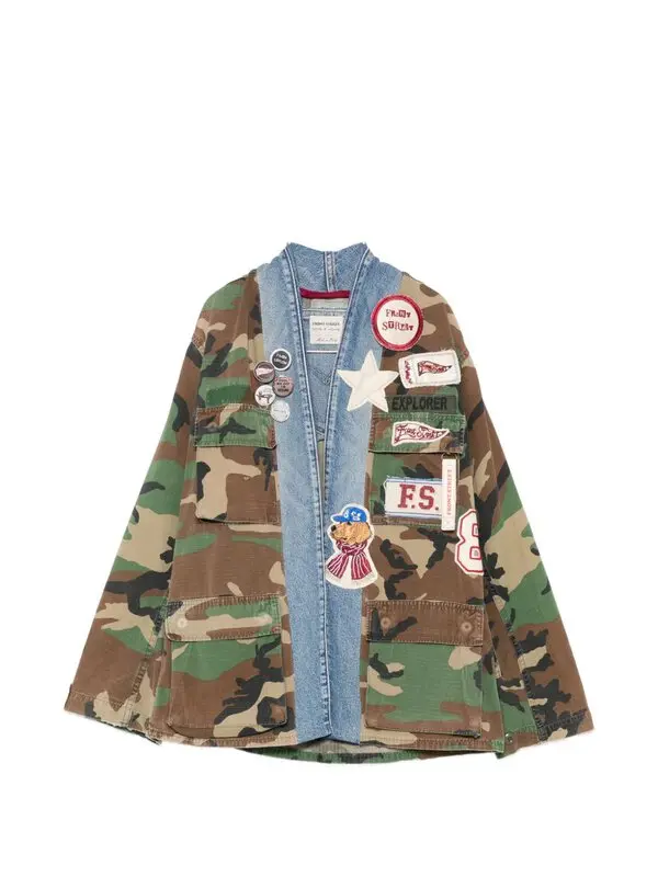 FRONT STREET Patchwork Kimono Jacket