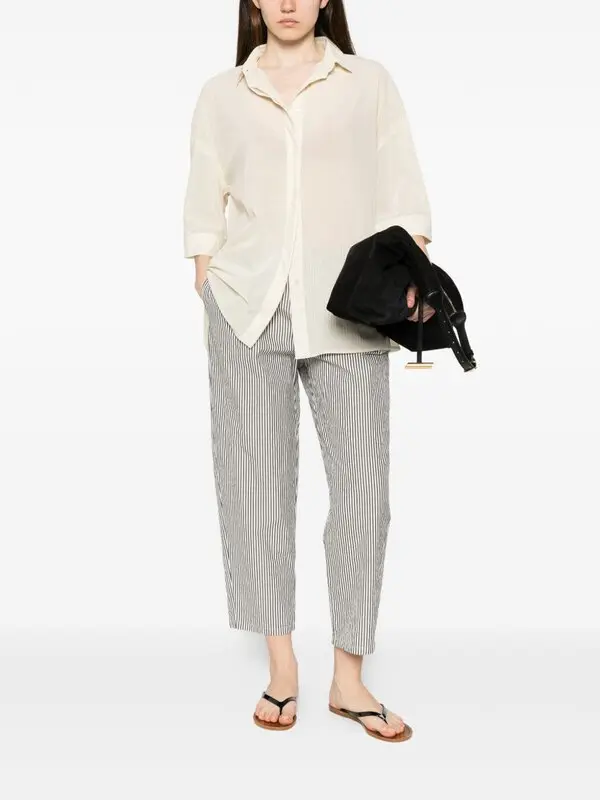 Apuntob Cotton Striped Trousers