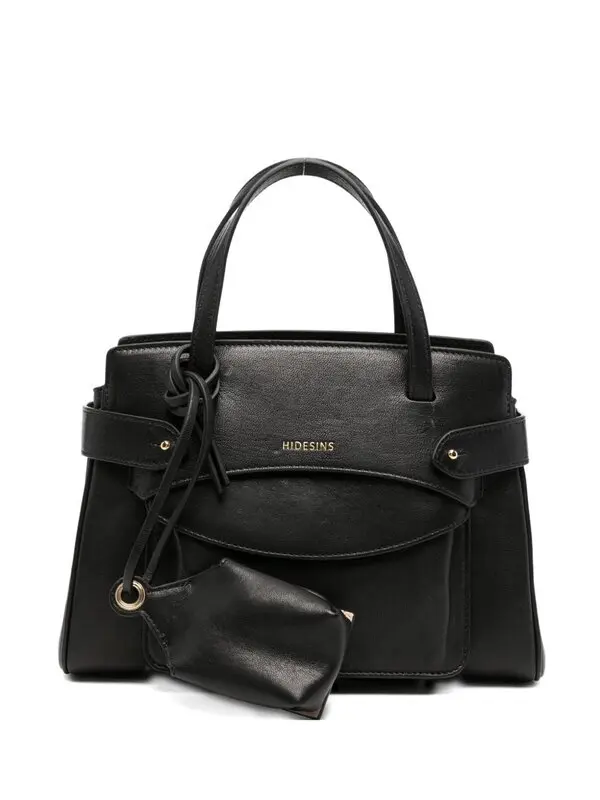 HIDESINS Lullaby Small Leather Tote - Nero