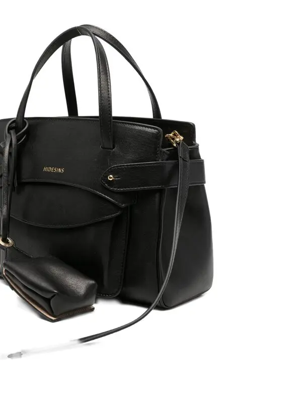 HIDESINS Lullaby Small Leather Tote - Nero