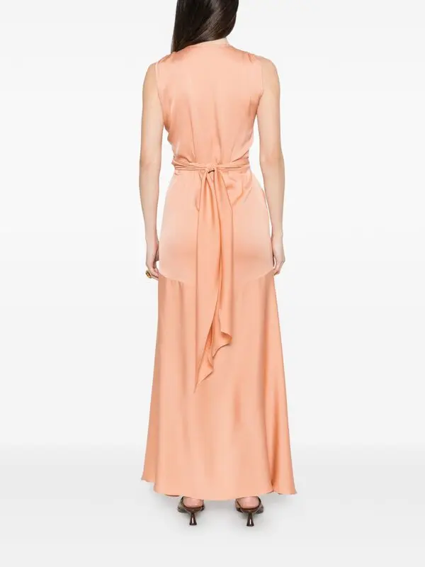 SILK95 FIVE Shangri Silk Long Dress