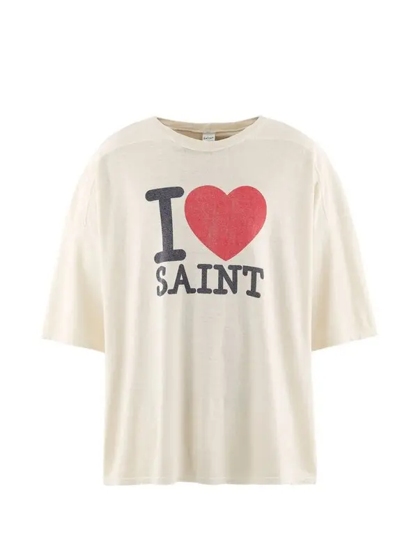 SAINT MXXXXXX Printed Cotton T-shirt