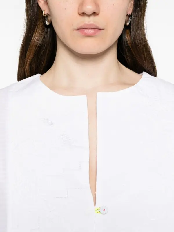 RELAX RE LUX Cotton Shirt With 3/4 Sleeves