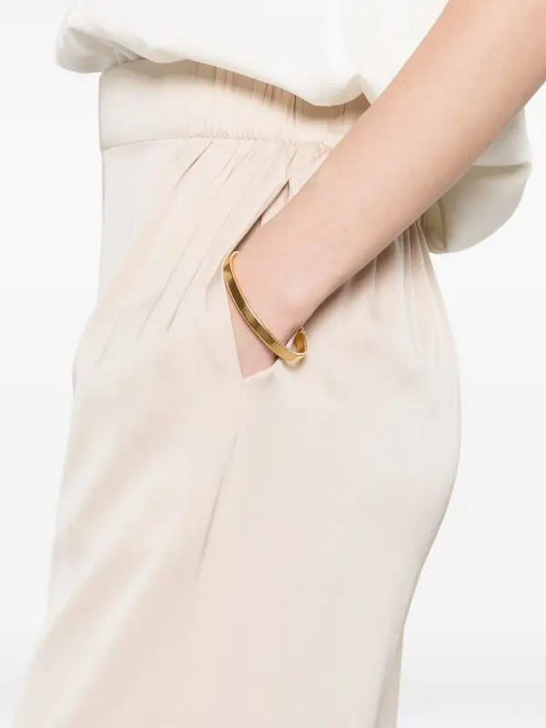 SILK95 FIVE Amalfi Silk Wide Leg Trousers