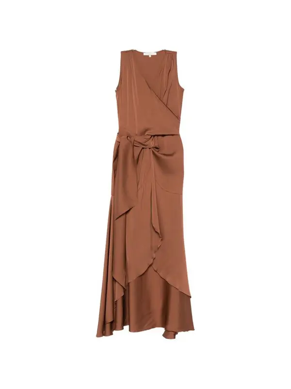 SILK95 FIVE Shangri Silk Long Dress