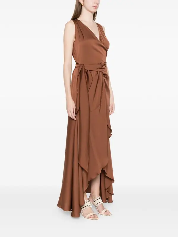 SILK95 FIVE Shangri Silk Long Dress
