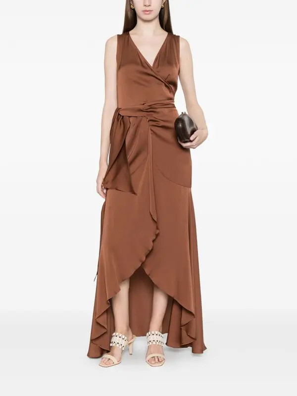 SILK95 FIVE Shangri Silk Long Dress