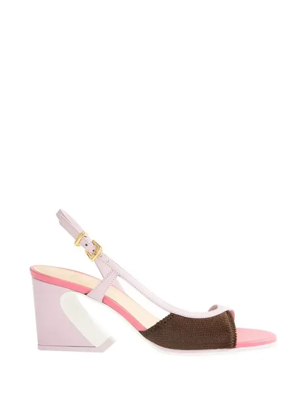 Fendi Arco Leather Pumps