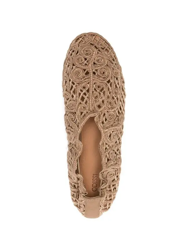 ODISSI Iris Ballet Flats - Beige