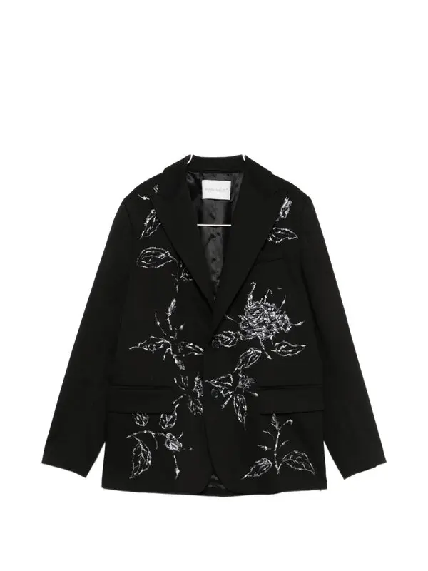 HIPPY REALISTI Single Breasted Floral Print Blazer