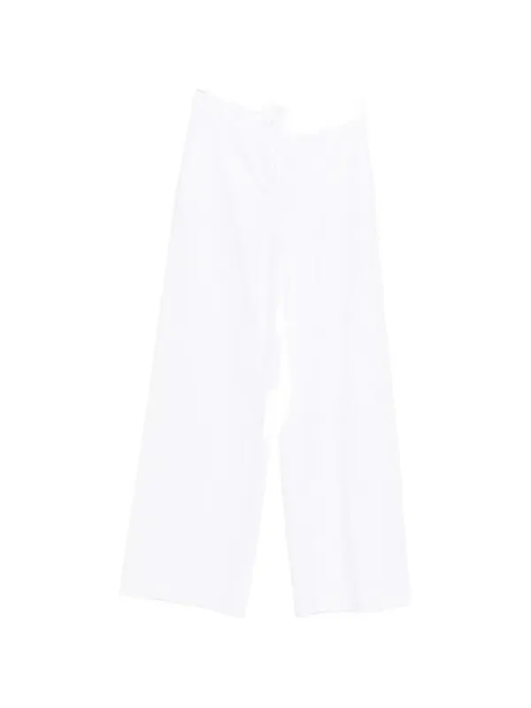 VIA MASINI 80 Cotton Wide Leg Trousers