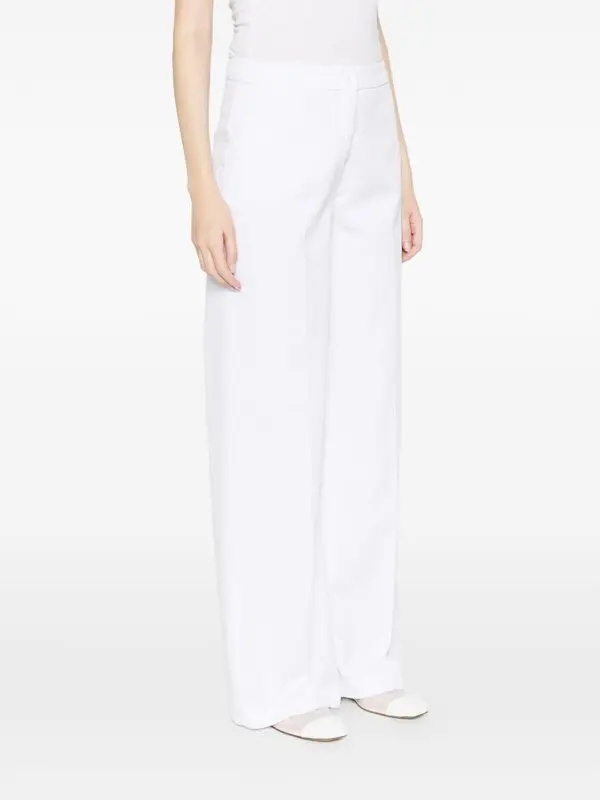 VIA MASINI 80 Cotton Wide Leg Trousers