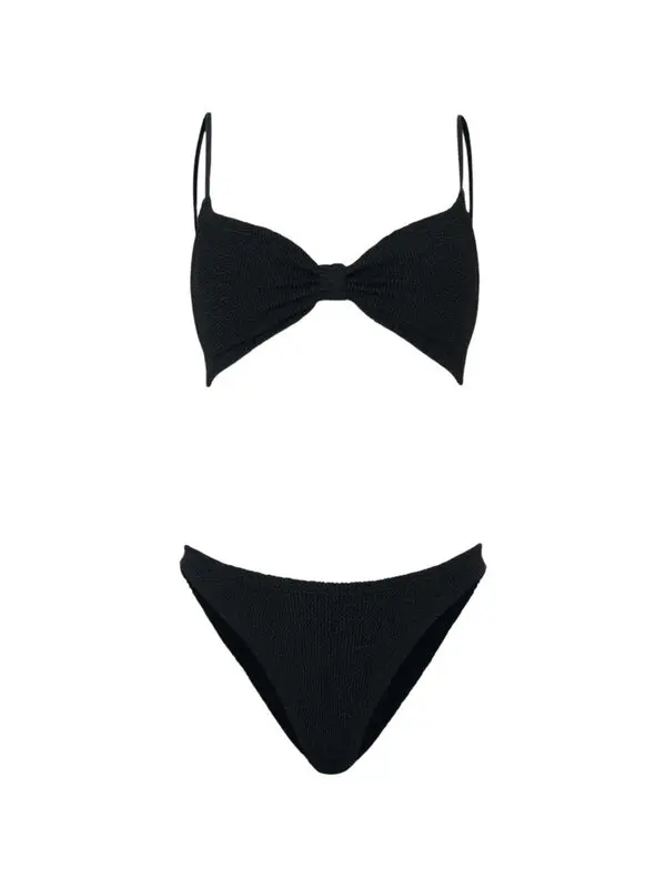 HUNZA Alicia Bikini Set - Nero