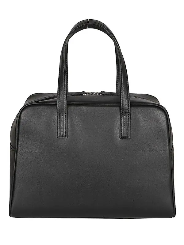 MIZUIRO Medium Leather Boston Bag