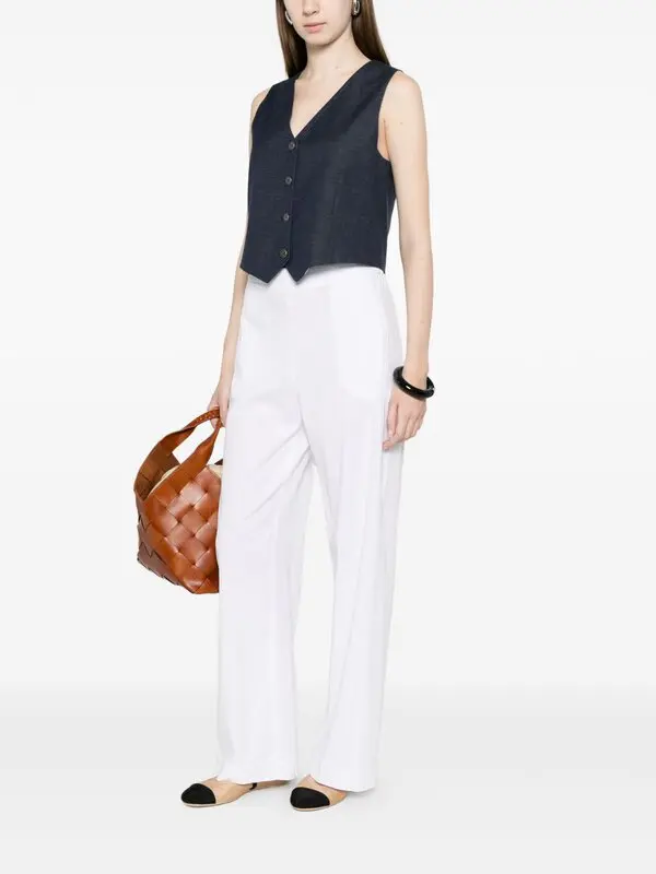 VIA MASINI 80 Straight Leg Trousers