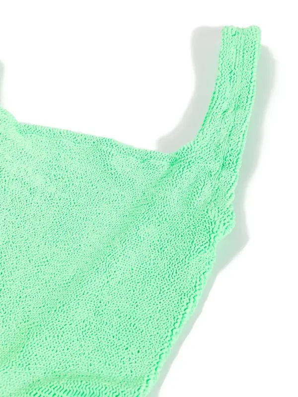 HUNZA G Square Neck One Piece Swimsuit