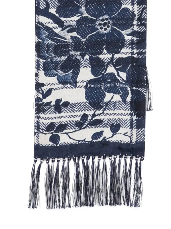 PIERRE-LOUIS MASCIA Printed Silk Scarf