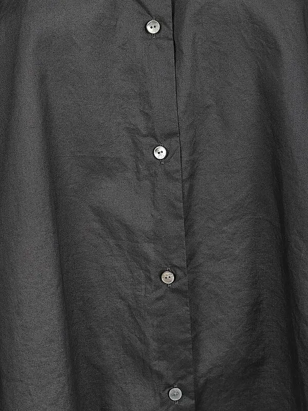 MIZUIRO Embroidered Cotton Shirt
