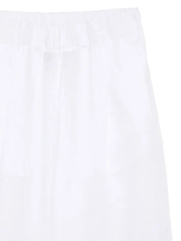SEMICOUTURE Jhonny Linen Trousers - Bianco