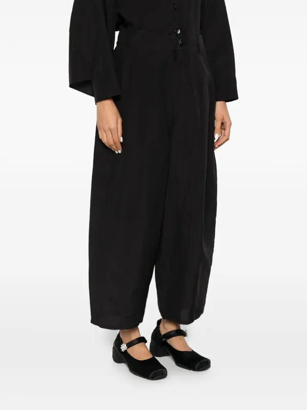 Soh Linen Blend Wide Leg Trousers