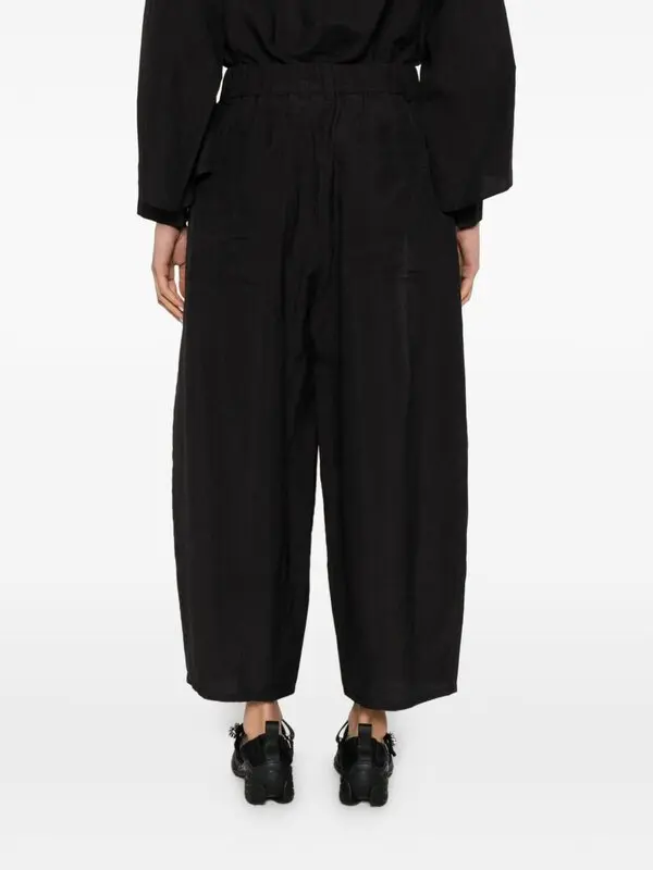 Soh Linen Blend Wide Leg Trousers