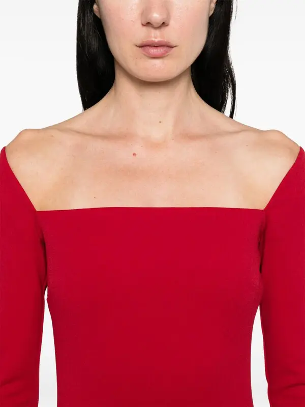 Solace London Lolita Maxi Dress - Rosso