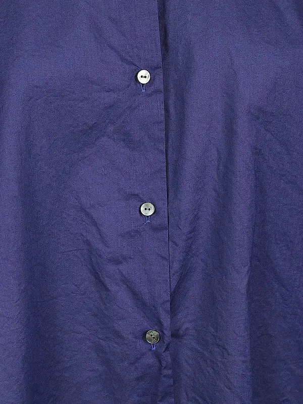 MIZUIRO Embroidered Cotton Shirt